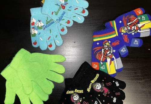 Колготки и перчатки детские новые