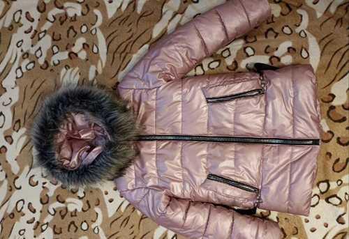 Зимняя куртка на девочку, 134 размер