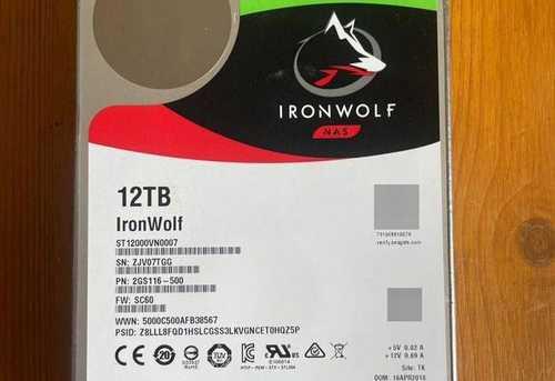 Жесткий диск seagate ironwolf 12tb