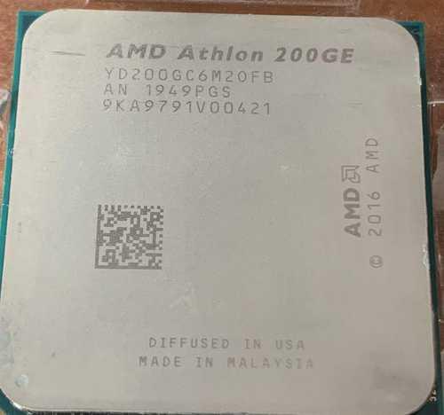 Процессор AMD athlon 200 GE