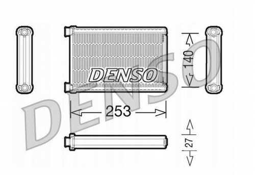 Новый радиатор печки из Европы denso DRR05005