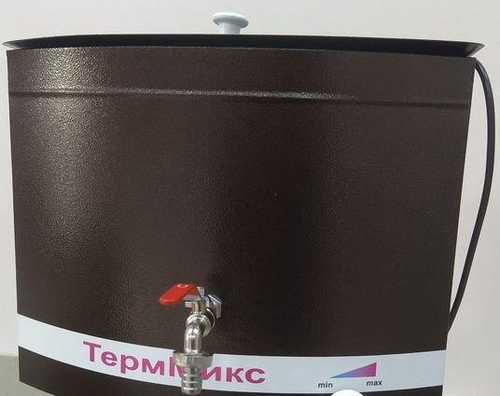 Дачный бак с подогревом 15 л медь новый