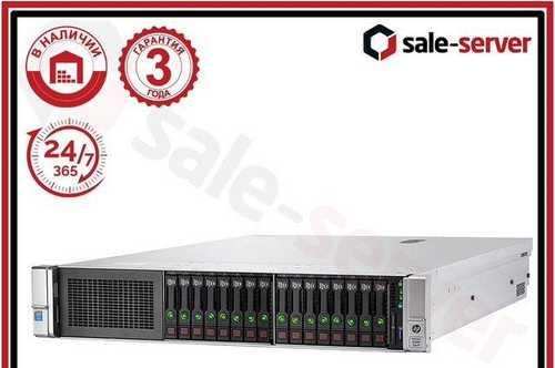 Сервер HP DL380 Gen9 16SFF 2x E5-2660 v3 128GB