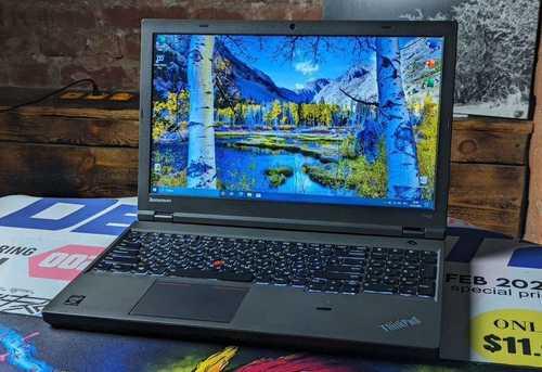 15.6" Lenovo ThinkPad T540p, 1024 ГБ, Core i5-4300M, RAM 16 ГБ, GeForce GT 730M 1 ГБ