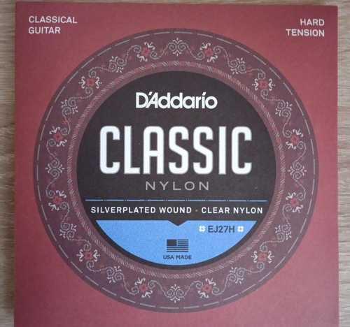 D'Addario EJ27H струны для классической гитары