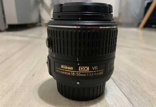 Объектив nikon 18 55mm VR 2 версия