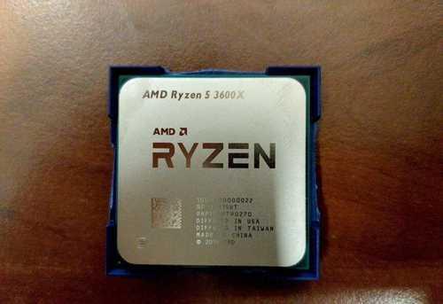 Процессор ryzen 5 3600x с куллером