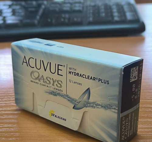 Линзы контактные Acuvue Oasys (12 линз) + доставка