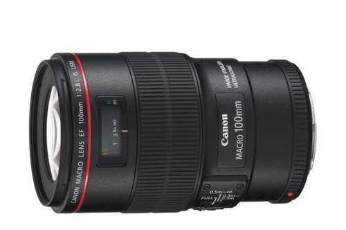 Объектив Canon EF 100mm f/2.8L Macro IS USM