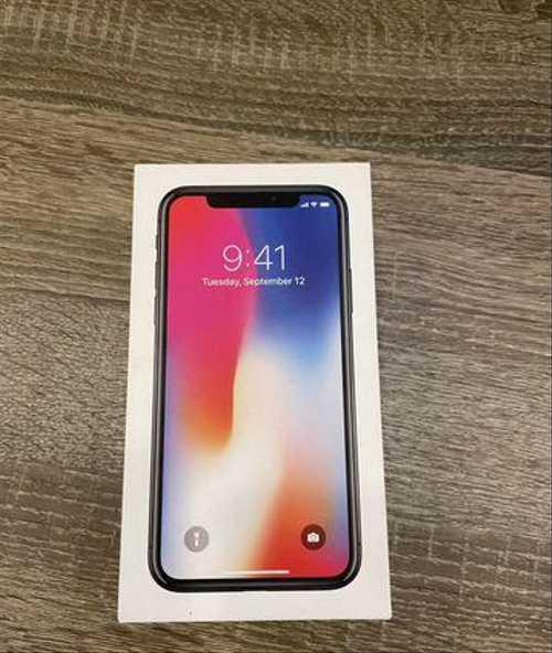 Продам коробку от iPhone X и сим лоток