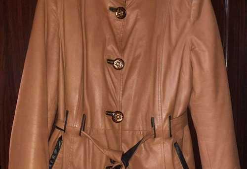 Куртка кожаная женская 48 50 размер