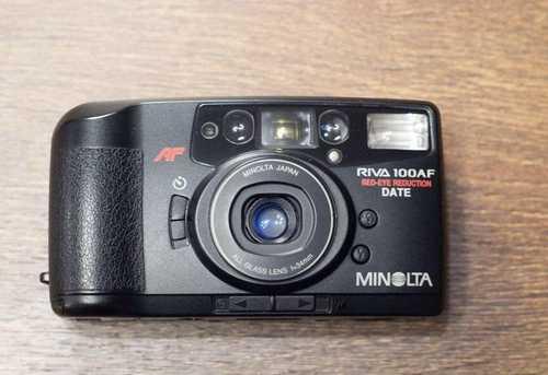 Пленочный фотоаппарат мыльница Minolta Riva 100 AF