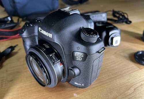 Canon 5D mark iii с объективом