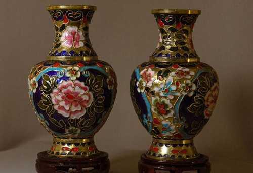 Китайские вазы ручной работы
