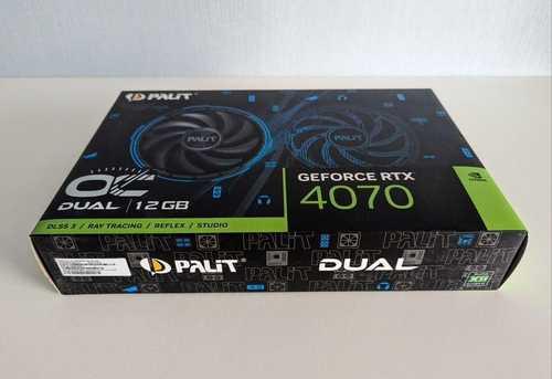 Видеокарта Palit GeForce RTX 4070 Dual OC