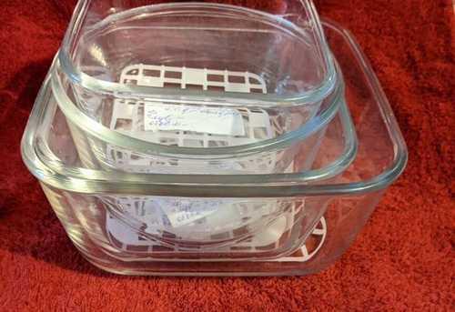 Комплект посуды из термостойкого стекла 4 предмета