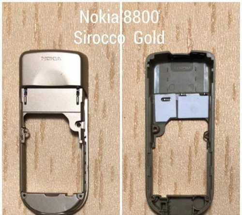 Nokia 8800 Sirocco gold средняя часть корпуса