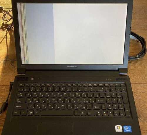Сломаный ноутбук Lenovo b570e