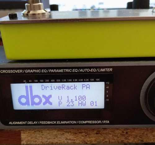 Dbx driverack pa