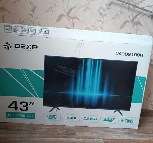 Телевизор dexp 43