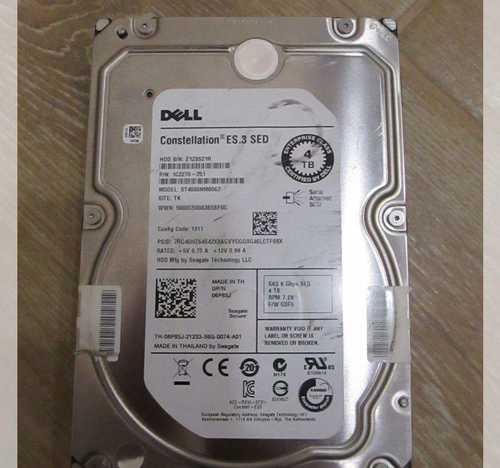 Жесткий диск Dell SAS 4Tb