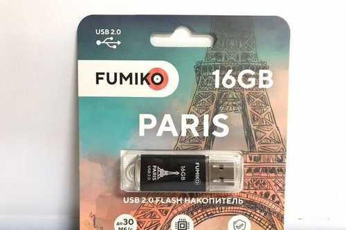 Флешка fumiko paris 16GB черная USB 2.0