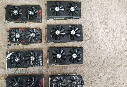 Видеокарта Amd rx 580 8gb ремонт запчасти