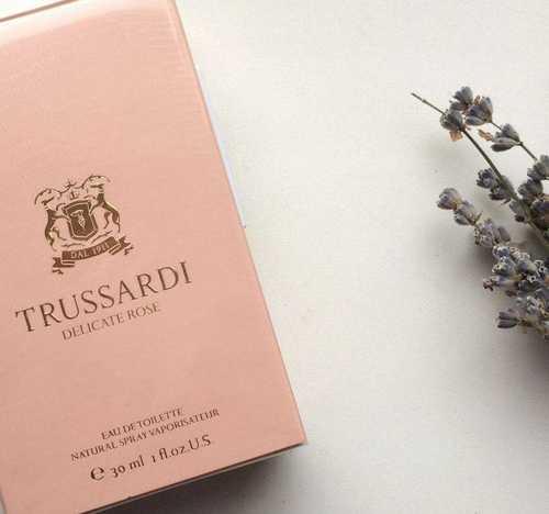 Новая туалетная вода trussardi delicate rose 30 мл