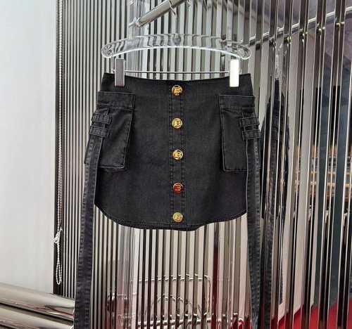 Джинсоввя юбка Balmain