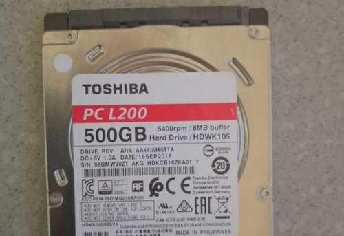 Жесткий диск 500gb Toshiba 2.5