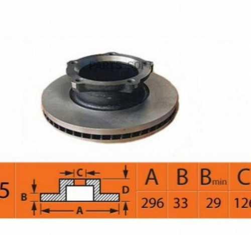 Диски тормозные BR21204T SB nagamochi