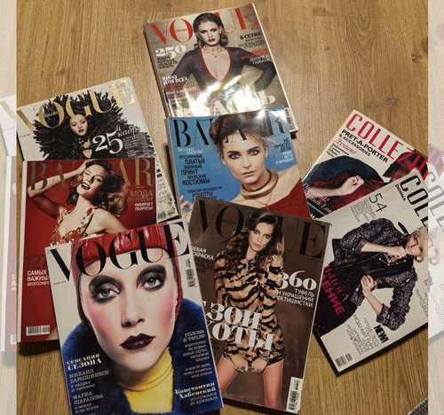 Журнал моды: vogue, bazaar, Elle, inStyle