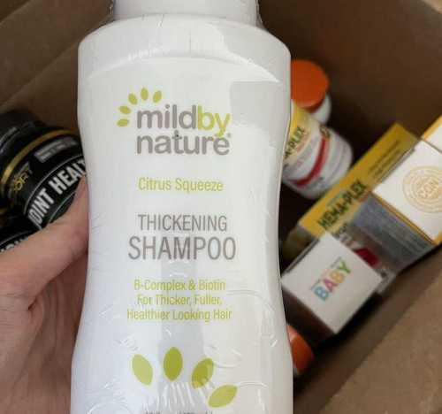 Шампунь Mild by nature iherb