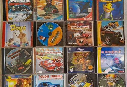 PC диски с играми, коллекция 27 шт