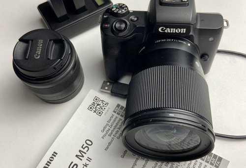 Цифровой фотоаппарат Canon EOS M50 Mark II