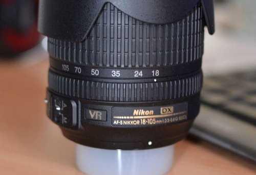 Объектив Nikon Nikkor AF-S 18-105 f/3.5-5.6 VR нов