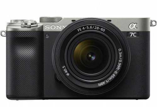 Sony alpha ilce A7C KIT 28-60 silver (Новый)