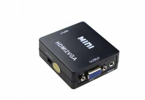 Конвертер hdmi на VGA + аудио "mini" 5-983M чёрный