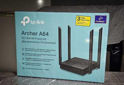 Роутер TP-Link Archer A64 гигабит (новый в плёнке)