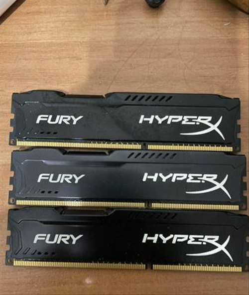 Оперативная память Kingston Hyperx Fury ddr3 12gb