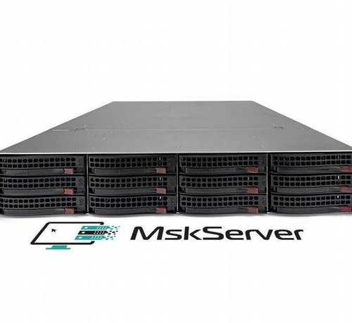 Сервер Supermicro 6028U-TR4T+ 2x E5-2670v3 16Gb