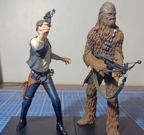 Фигурки Kotobukiya Artfx+ Star Wars & Chewbacca