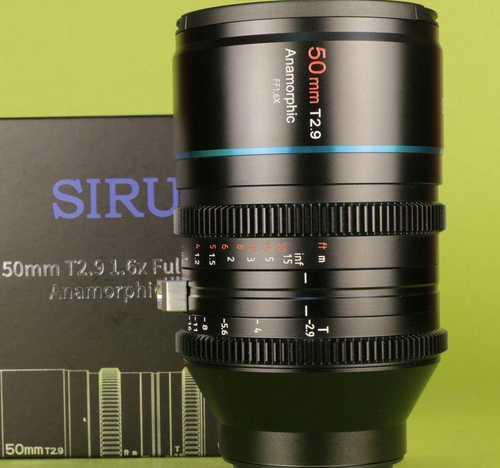 Sirui Anamorphic 50mm T2.9 FF 1.6x (Sony FE)