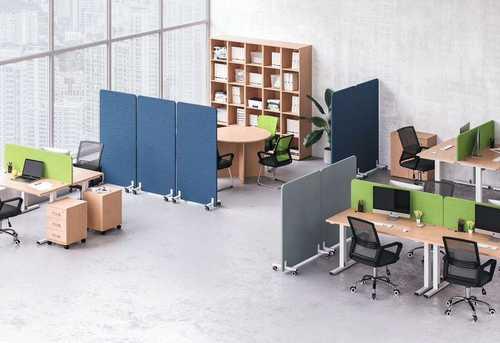Акустические мобильные перегородки softoffice