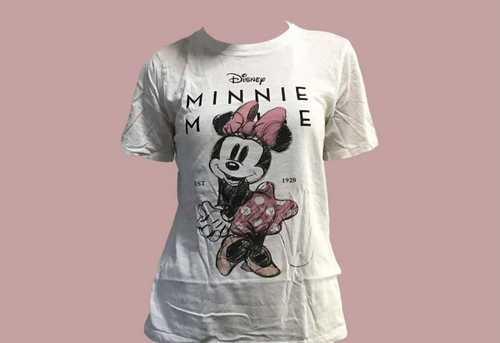 Белая футболка Minnie Mouse женская hm