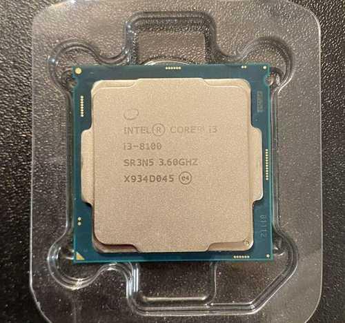 Процессор intel core i3 8100