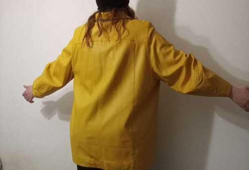 Куртка кожаная женская 46 натуральная Carnelli