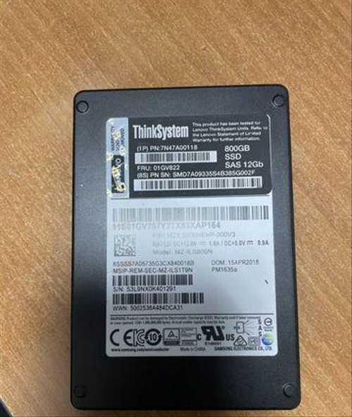 SSD 800gb IBM SAS в ремонт