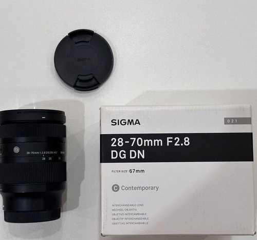 Объектив Sigma 28-70MM F2.8 DG DN C sony E