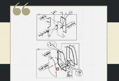 Стекло двери боковое правое Hidromek